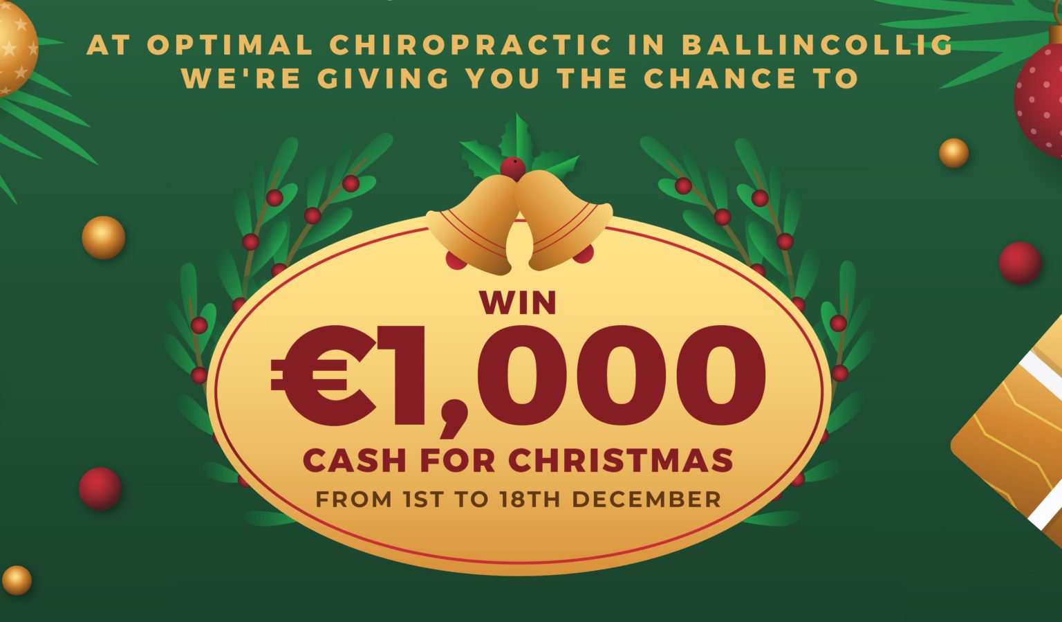 Cash for Christmas: Your Shot at €1,000 in Our Festive Giveaway!